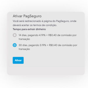 Checkout transparente do PagSeguro: como ativar?