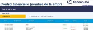 Control financiero para tu empresa: plantilla editable