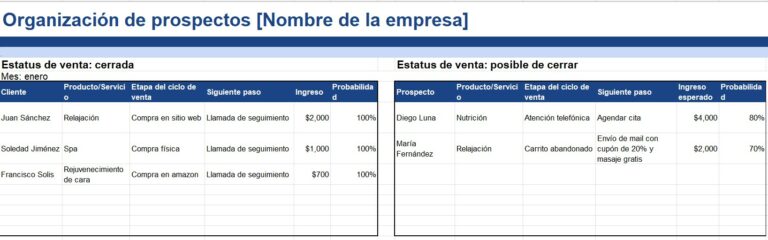 ¿Cómo hacer un plan de ventas? Plantilla Excel descargable