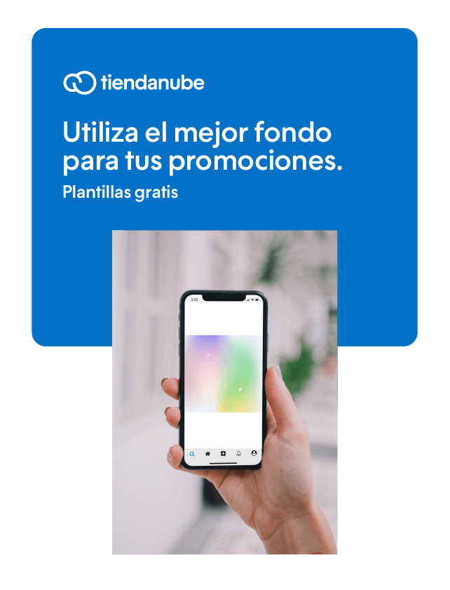 Fondo para promociones. 20 plantillas para usar en redes sociales