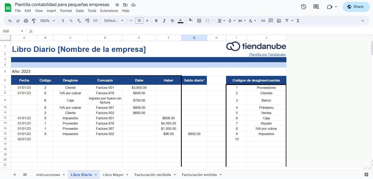 Cómo llevar tu contabilidad en Excel: plantilla de Tiendanube gratis