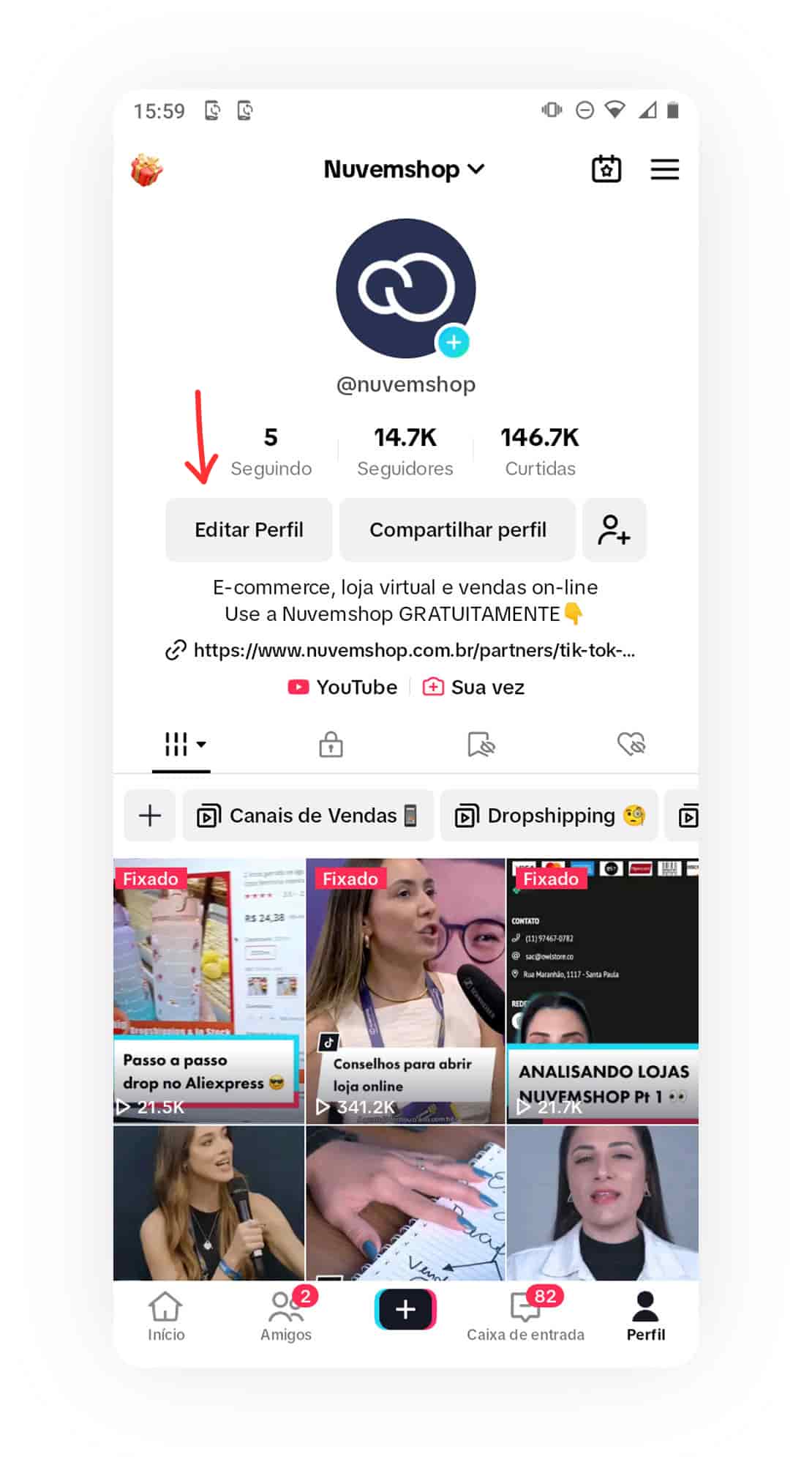 Link na bio do TikTok: passo a passo simples
