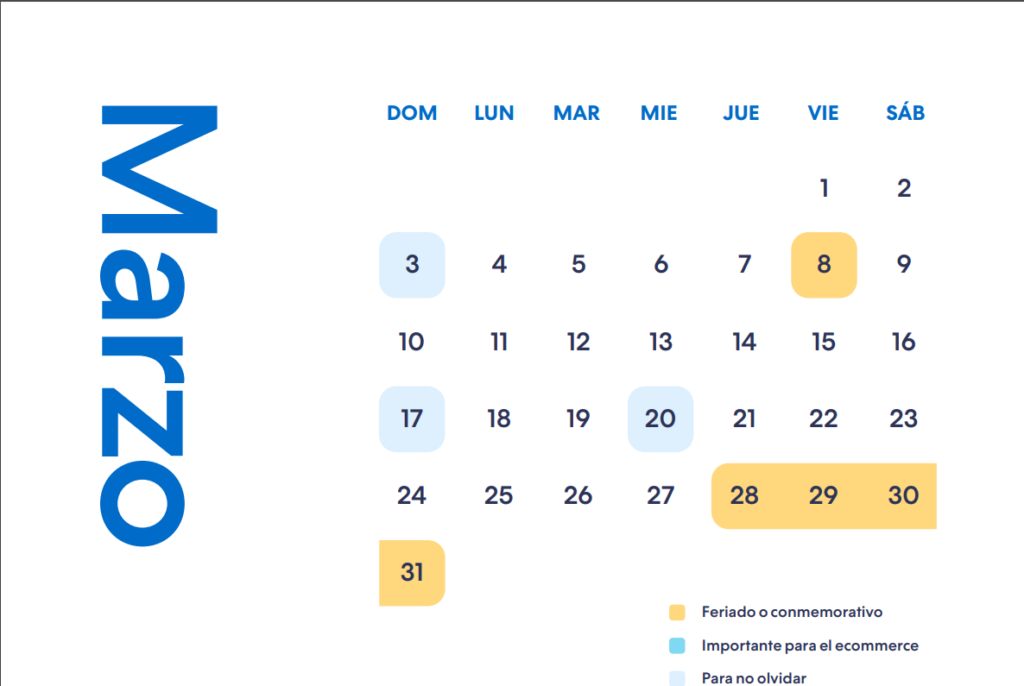 Calendario de fechas especiales 2024