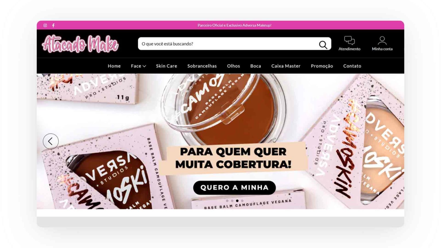 Fornecedor de maquiagem: 12 que enviam para todo Brasil