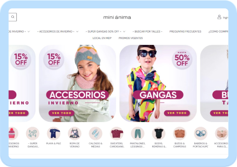 Mini Ánima: líder online vendiendo ropa y productos de bebés