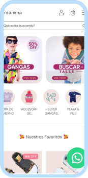 Mini Ánima: líder online vendiendo ropa y productos de bebés