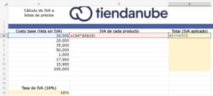 Cómo sacar el IVA en Excel y otras maneras de calcularlo