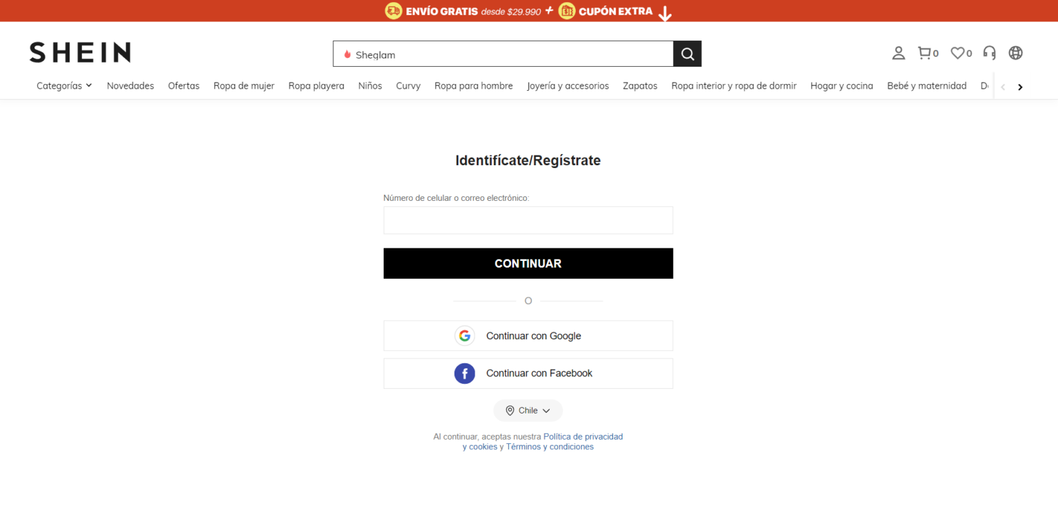 Cómo comprar en Shein Chile en 5 sencillos pasos
