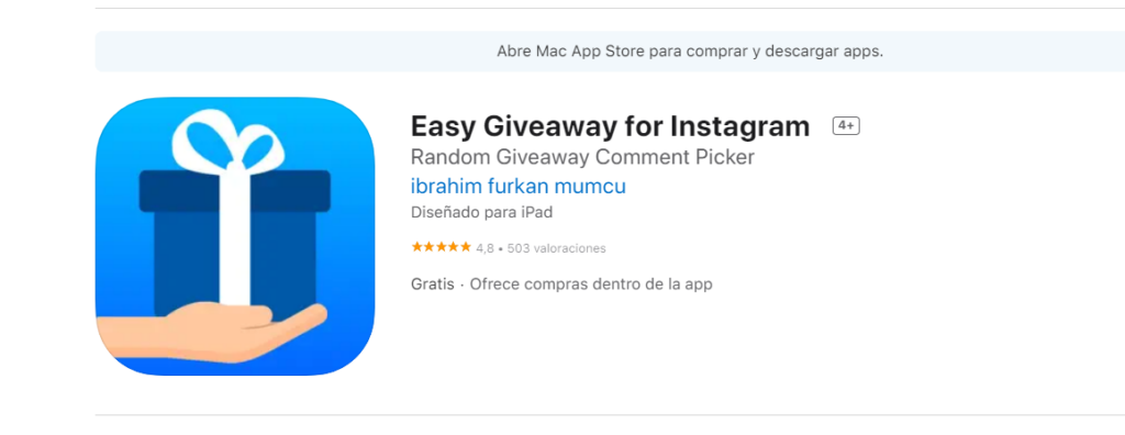 Cuál es la mejor giveaway app para premiar a tus seguidores