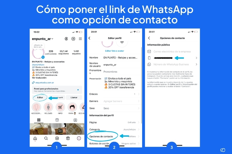 ¿Cómo poner un link de WhatsApp en Instagram? Paso a paso