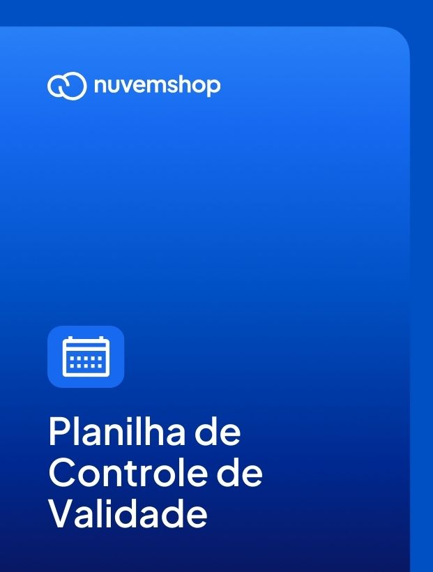Planilha grátis de controle de validade de produtos